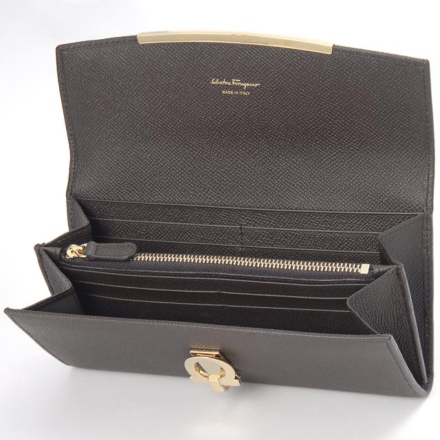 Ferragamo フェラガモ 長財布 レディース ブラウン 22 D150 770282