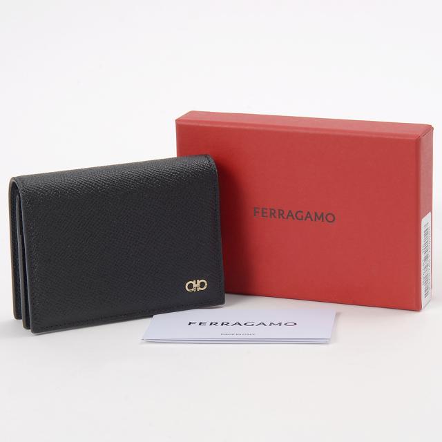 Ferragamo フェラガモ カードケース メンズ レディース ブラック 66