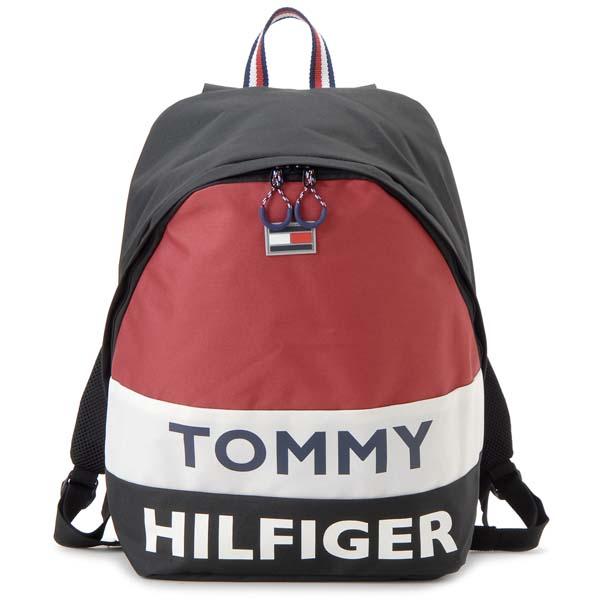 トミーヒルフィガー   リュック TH-811 ナイロン バックパック ブラック メンズ レディース