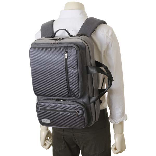 モンテスピガ monte SPIGA ブリーフケース メンズ グレー MOSMTP002GY