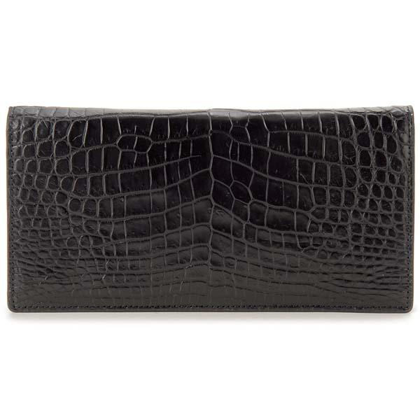 RODANIA ロダニア マットクロコダイル 長札入れ 長財布 ブラック RDOC9833BBK