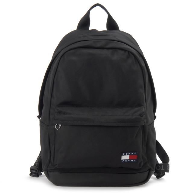  JEANS トミージーンズ リュック メンズ レディース ブラック AM0AM13400BDS ESS  DOME BACKPACK