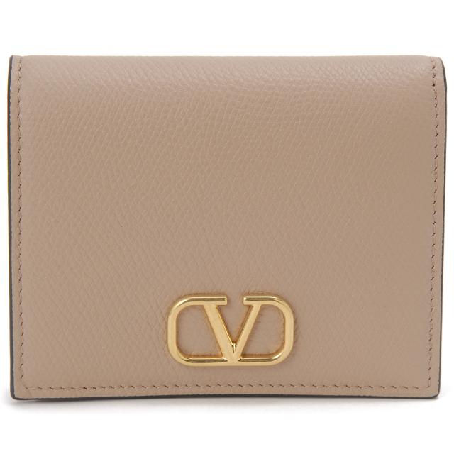 訳あり　正面左側に汚れあり　VALENTINO GARAVANI ヴァレンティノ ガラヴァーニ 二つ折り財布 レディース 3W2P0R39SNP GF9 VLOGO