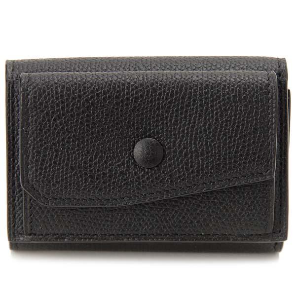 お買い物マラソン ポイント5倍 Valextra ヴァレクストラ 折財布 三つ折り財布 ブラック V8L26-028-000N-RL 0026028LRLWF99NN