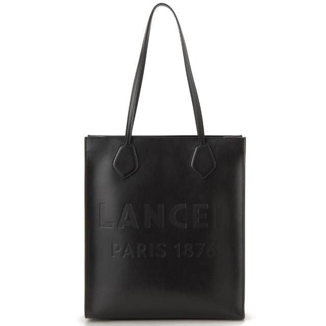 訳あり 背面に汚れ、シワあり LANCEL ランセル トートバッグ レディース ブラック A12356 10 ESSENTIAL TOTE エッセンシャルトート