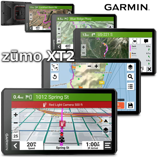 ★送料無料★GARMIN Zumo XT2（ズーモXT2）最も明るい大型6インチディスプレイを備えた【耐振・耐熱・防水】で安心のバイク用ナビゲーター /ガーミンの通販はau PAY マーケット ...