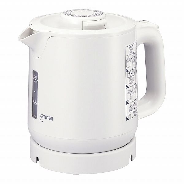 タイガー魔法瓶(TIGER) 業務用蒸気レス電気ケトル ホワイト 0.8L PCJ-H081(BKTR901)