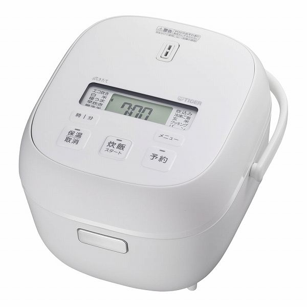 タイガー魔法瓶(TIGER) マイコンジャー炊飯器 炊きたて マットホワイト 3合 JBS-A055(DSIT002)
