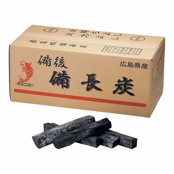 山大燃料工業(Yamadai) 備後 備長炭 12kg 広島 割中 QMK3001