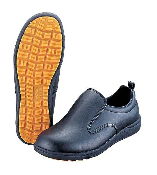 アサヒシューズ アサヒコック101 黒 26.5cm 耐油性 KF69222(SKT4510)