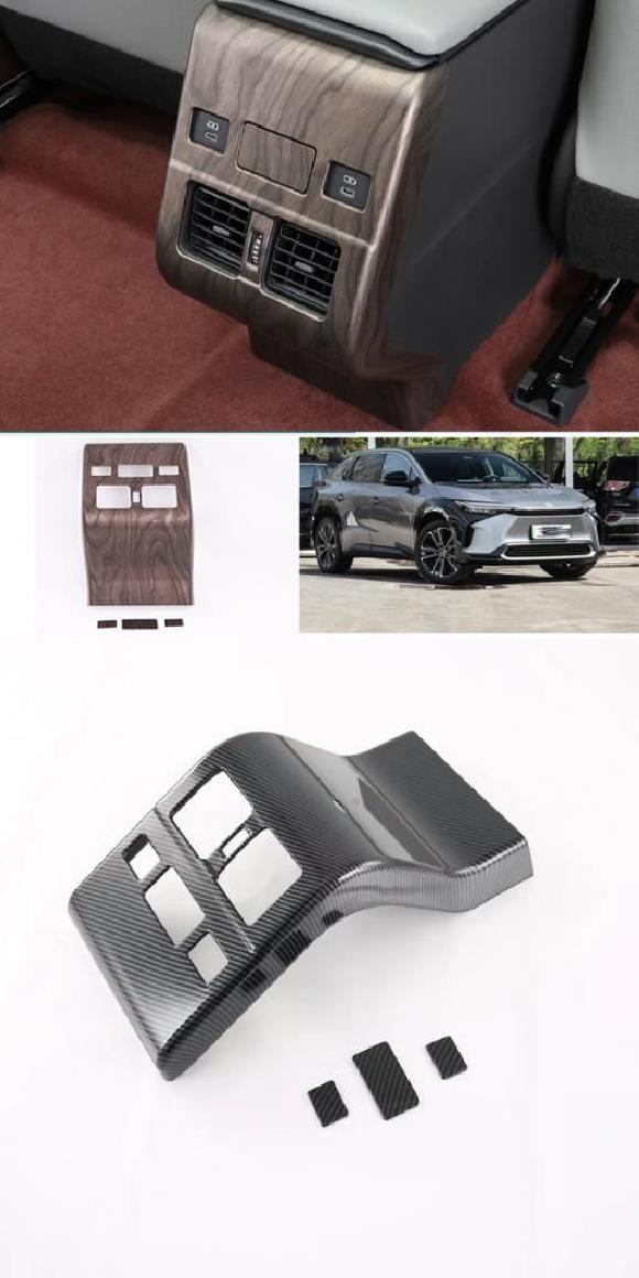 適用: トヨタ BZ4X EA10 2022 2023 リア エアコン 吹き出し口 カバー オート ABS 木目調・ABS カーボンファイバー SR-AA-3588の通販はau PAY ...