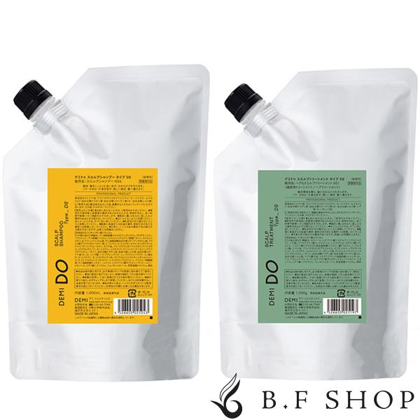 【セット品】デミ ドゥ スカルプシャンプー タイプ DS & スカルプトリートメント タイプ DS 1000ml + 1000g 医薬部外品 LSC