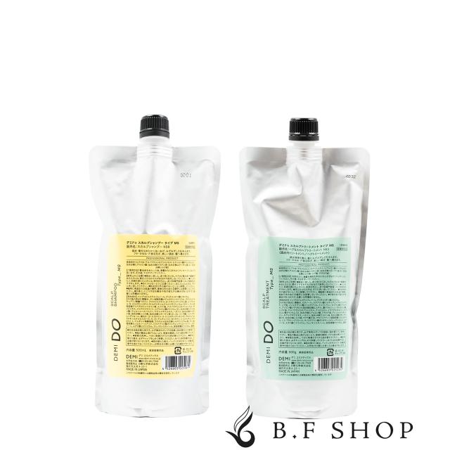 【セット品】デミ ドゥ スカルプシャンプー タイプ MS & スカルプトリートメント タイプ MS 500ml + 500g 医薬部外品 LSC