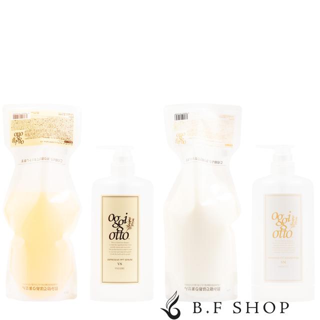 【セット品】オッジィオット ボトル付き ボリューム シャンプー & インプレッシブPPTセラム SM マスク 700ml + 700g LSC