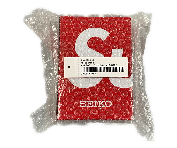 SUPREME シュプリーム 22AW Seiko Alarm Clock 目覚まし時計 ホワイト 正規品 / 29186