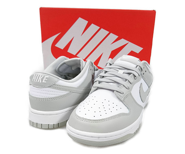 NIKE ナイキ 品番 DD1391-103 NIKE DUNK LOW RETRO Grey Fog ダンク シューズ 白×グレー系 サイズUS9.5=27.5cm 正規品 / 30108