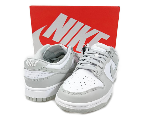 NIKE ナイキ 品番 DD1391-103 NIKE DUNK LOW RETRO Grey Fog ダンク シューズ 白×グレー系 サイズUS9.5=27.5cm 正規品 / 30109