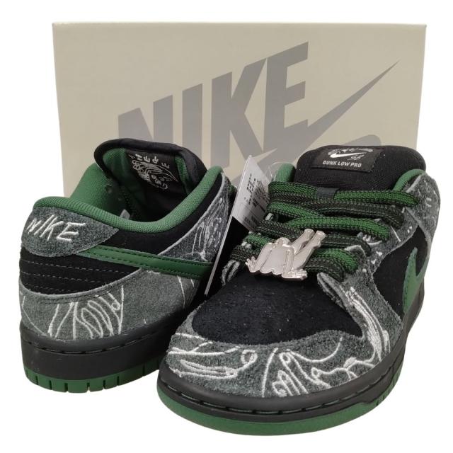 NIKE ナイキ 品番 HF7743-001 NIKE SB DUNK LOW QS ダンク シューズ ブラック サイズUS4＝23cm 正規品 / 35047