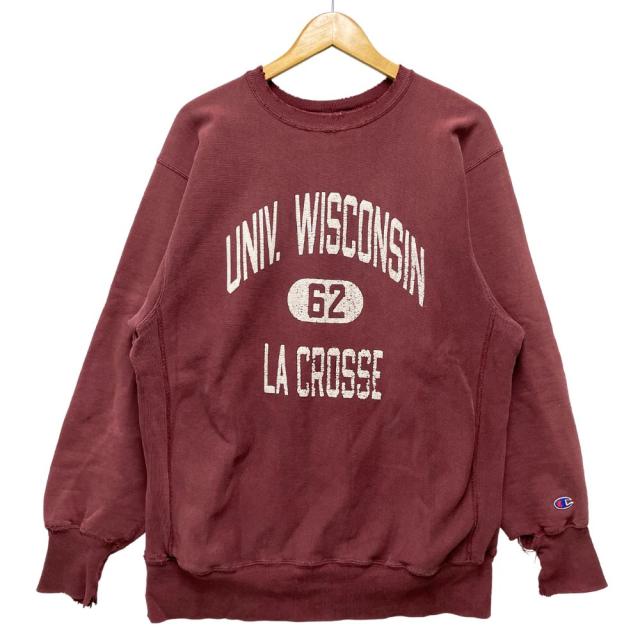CHAMPION チャンピオン REVERSE WEAVE リバース ウェーブ ヴィンテージ ボロ スウェット バーガンディー サイズ XXL 正規品 / 36333