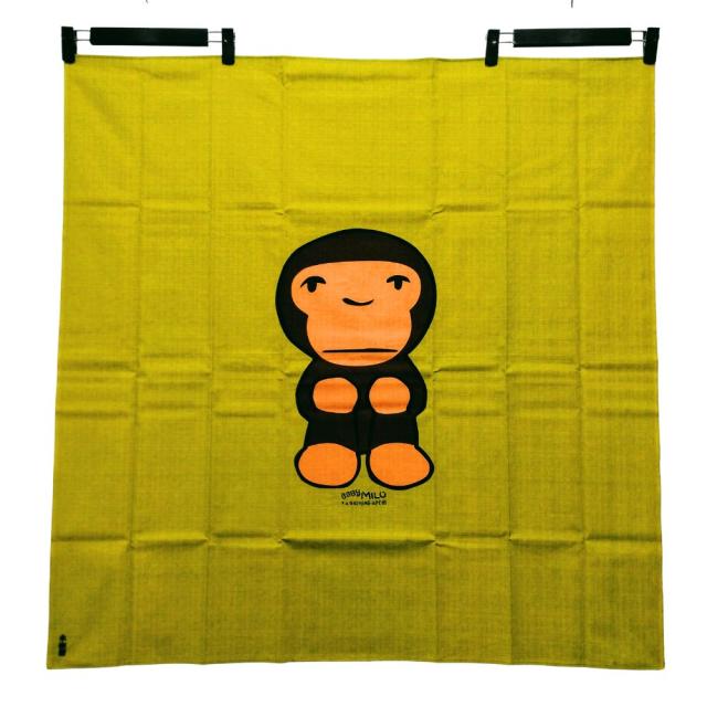 A BATHING APE アベイシングエイプ × 永楽屋 マイロ 風呂敷 グリーン系 正規品 / 40067