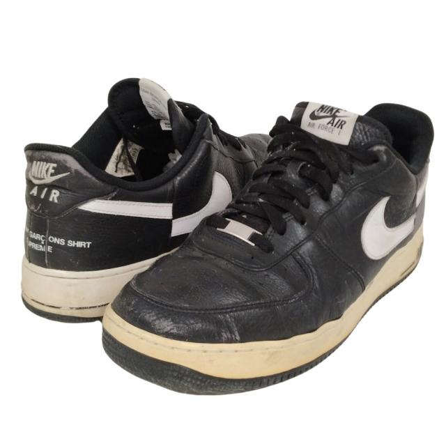 NIKE ナイキ × SUPREME COMME des GARCONS SHIRT 品番 AR7823-001 AIR FORCE 1 エアフォース シューズ US12=30cm 正規品 / 50151