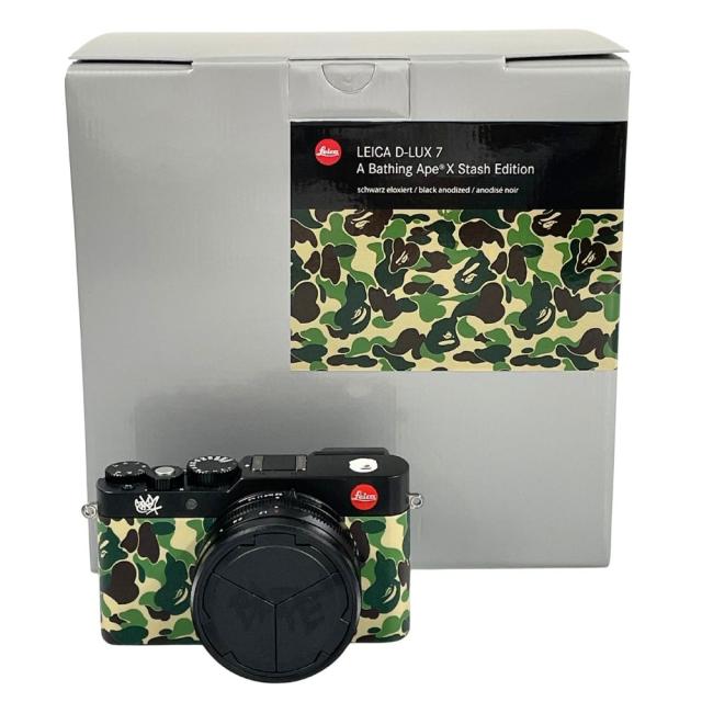 アベイシングエイプ LEICA ライカ D-LUX 7 A BATHING APE X STASH EDITION デジタルカメラ ブラック 正規品 / 40268