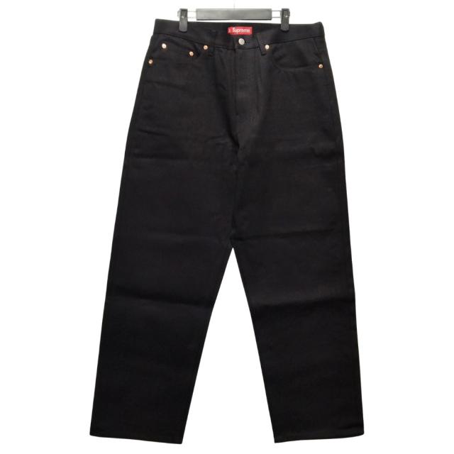 SUPREME シュプリーム 25AW Baggy Selvedge Jean バギー ジーンズ デニムパンツ ブラック サイズ 34 正規品 / 45072