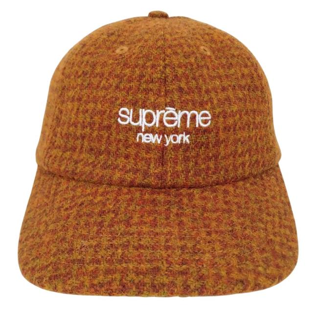 SUPREME シュプリーム Harris Tweed 6-Panel ハリスツイード キャップ ブラウン 正規品 / 52149