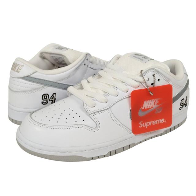 SUPREME シュプリーム × NIKE 品番 HQ8487-100 SB DUNK LOW OG QS ダンク シューズ スニーカー サイズ US10.5=28.5cm 正規品 / 45083