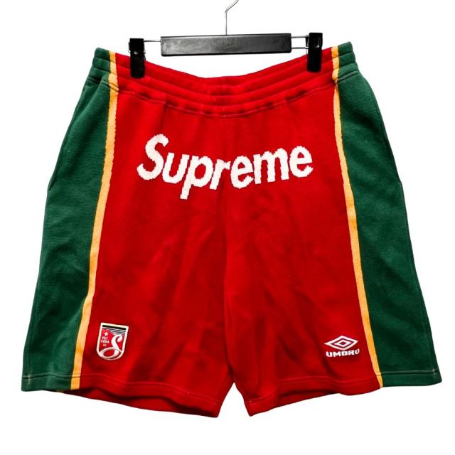 SUPREME シュプリーム 25SS UMBRO アンブロ Knit Soccer Short ニットサッカーショーツ レッド サイズXL 正規品 / 52258