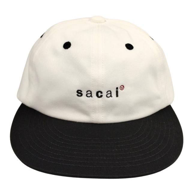 WTAPS ダブルタップス sacai サカイ Cotton Twill Cap キャップ ホワイト サイズフリー 正規品 / 52287