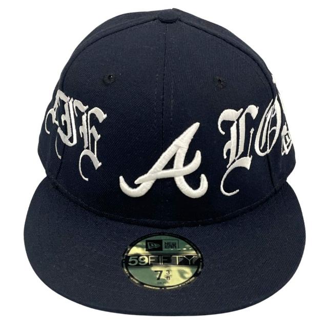 NEW ERA ニューエラ Vlone ヴィーローン アトランタ カスタム キャップ ネイビー サイズ 7 3/8 正規品 / 51175