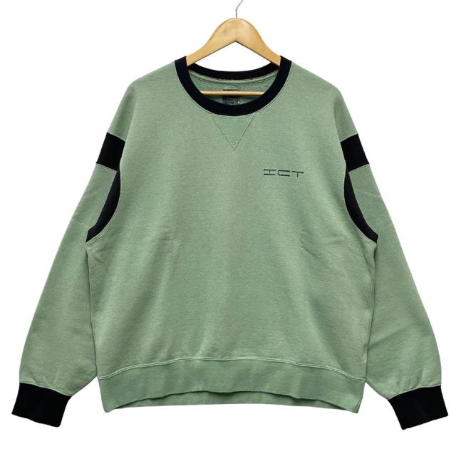 VISVIM ビズビム 品番 0225905010001 ICT JUMBO SB SWEAT L/S スウェット コットン グリーン サイズ 4 正規品 / 51791