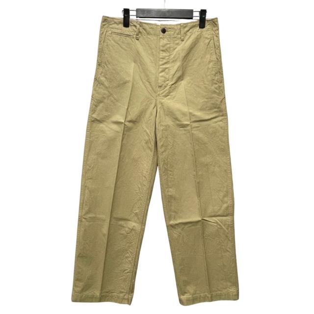 VISVIM ビズビム 品番 0125105008008 EX WIDE CHINO PANTS ワイド チノパンツ コットン ベージュ サイズ 3 正規品 / 51790