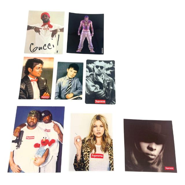 SUPREME シュプリーム フォト ステッカー 8枚セット レイクウォン ケイトモス 正規品 / 40465