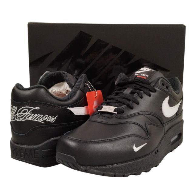 SUPREME シュプリーム 品番 HF8813-001 NIKE AIR MAX 1 87 SP エアマックス シューズ スニーカー ブラック US8.5=26.5cm 正規品 / 45022
