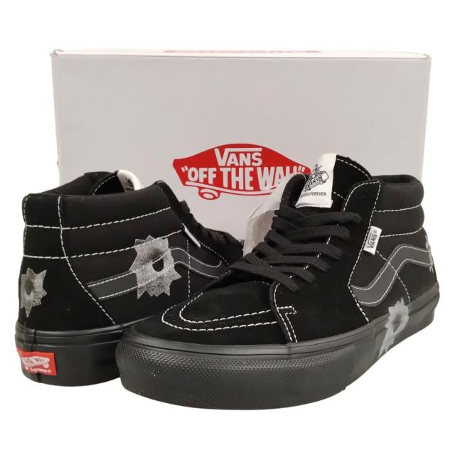 SUPREME シュプリーム ×VANS Nate Lowman Skate Grosso ネイトロウマン シューズ ブラック サイズUS10=28cm 正規品 / 45044