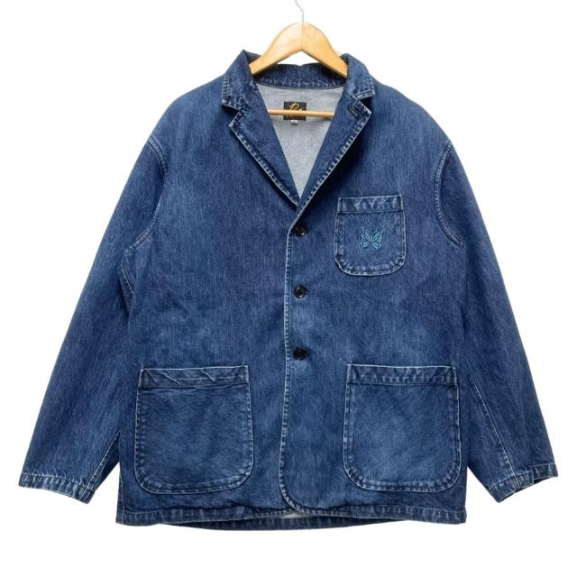 NEEDLES ニードルス 刺繍入り カバーオール デニムジャケット インディゴ サイズ M 正規品 / 50636
