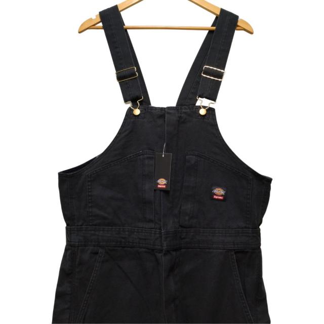 SUPREME シュプリーム Dickies Flannel Lined Overall オーバーオール コットン ブラック サイズ M 正規品 / 50722