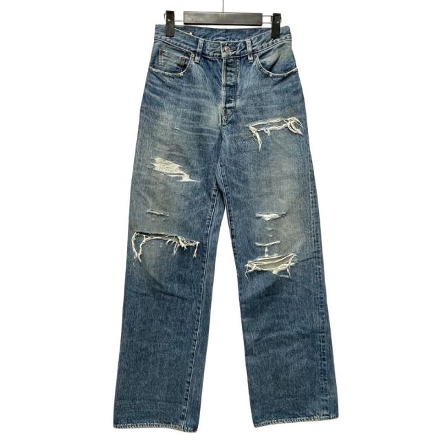 MINEDENIM マインデニム 品番 2308-1003-86-282 W.Straight 5pocket USS 加工 ワイド デニム パンツ インディゴ サイズ28 正規品 / 51985