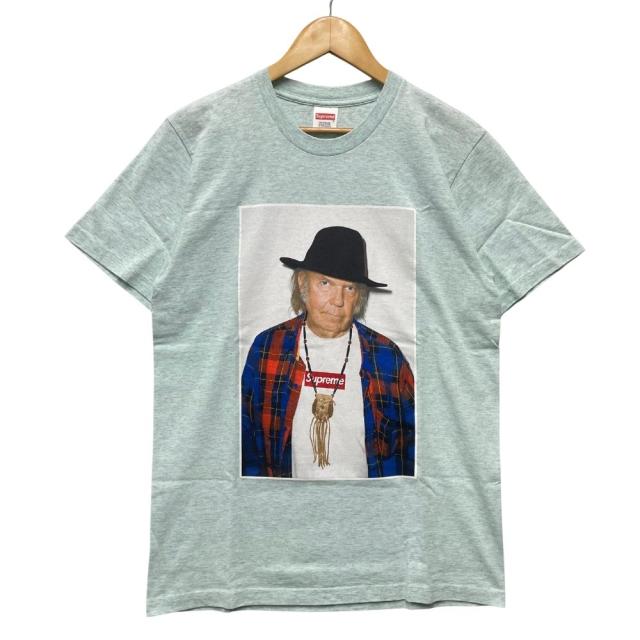 SUPREME シュプリーム Neil Young Tee  ニールヤング フォト プリント Tシャツ 半袖Ｔシャツ ヘザーターコイズ サイズ M 正規品 / 51977