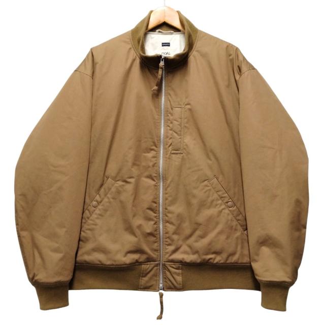 NANAMICA ナナミカ 品番 S24FY020 Insulation Varsity Jacket ジャケット ブルゾン ライトブラウン サイズ L 正規品 / 52559