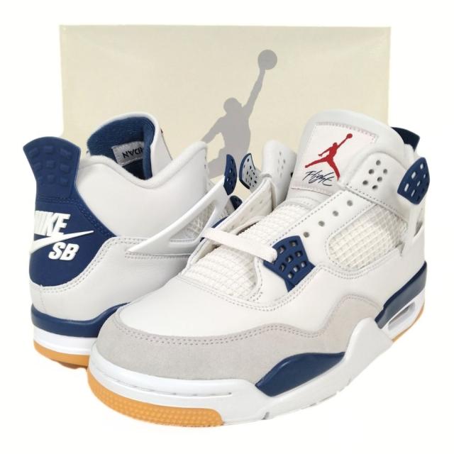 NIKE SB ナイキエスビー 品番 DR5415-100 AIR JORDAN 4 RETRO SP エアジョーダン シューズ ホワイト サイズUS9=27cm 正規品 / 51547
