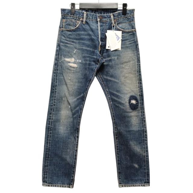 VISVIM ビズビム 品番 0119205005029 SOCIAL SCULPTURE 10 DAMAGED-21 加工 デニムパンツ インディゴ サイズ32 正規品 / 52592
