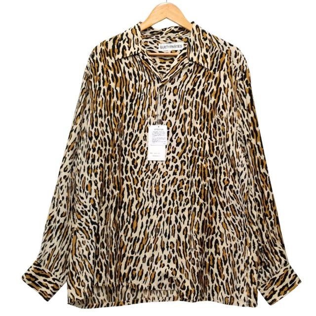 WACKO MARIA ワコマリア 24AW レオパード 長袖シャツ ベージュ サイズ XL 正規品 / 52860