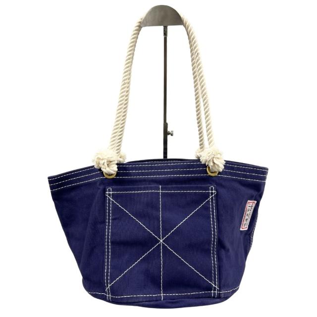 ICHIZAWAHANPU 一澤帆布 牛乳瓶 トートバッグ ネイビーブルー 正規品 / 52828