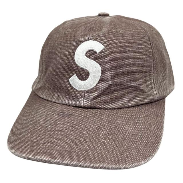 SUPREME シュプリーム 24AW Pigment S Logo 6-Panel  キャップ カーキ 正規品 / 52895
