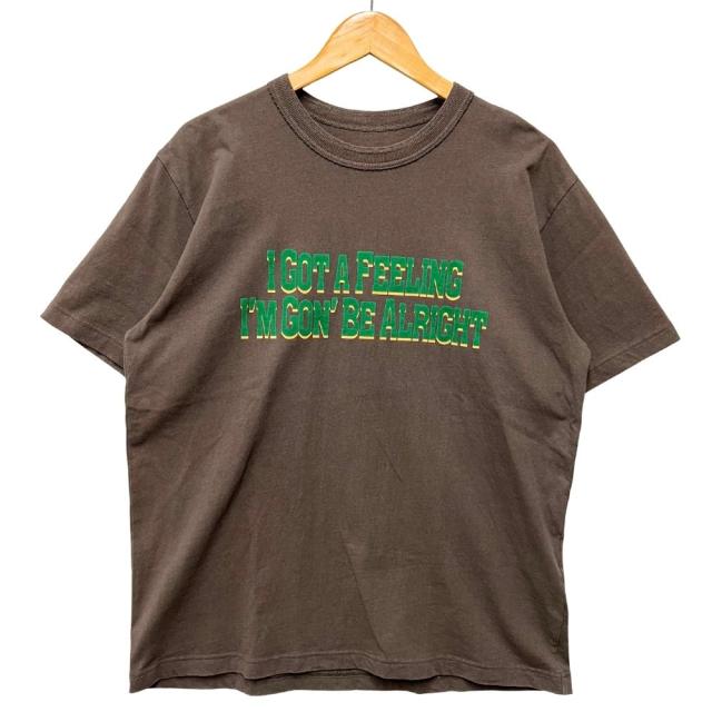 SACAI サカイ 品番 23-0527S フロッキー プリント 半袖Ｔシャツ ブラウン サイズ 4 正規品 / 52728