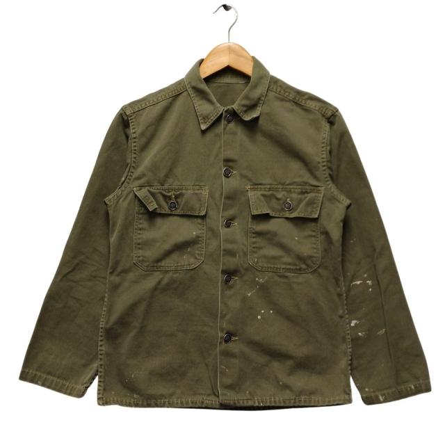 ヴィンテージ ミリタリーシャツ カーキ サイズ不明 正規品 / 36215