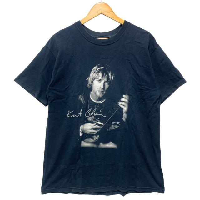 anvil アンビル CURT COBAIN カートコバーン プリント Tシャツ ネイビー サイズL 正規品 / 53112